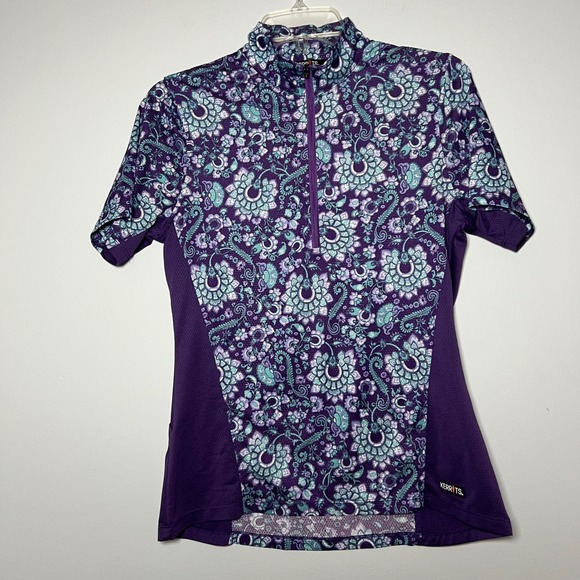 Kerrits | Tops | Kerrits Riding Shirt Performance Womens Small Paisley ...